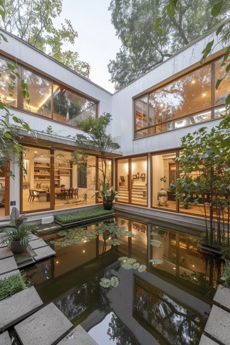 61 Modern Courtyard Houses: Captivating Design Ideas