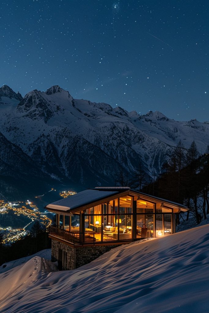 75 Jaw-dropping Modern Glass Cabins in the Mountains