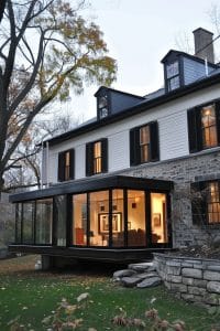 21 More Modern Homes Built on Old Houses