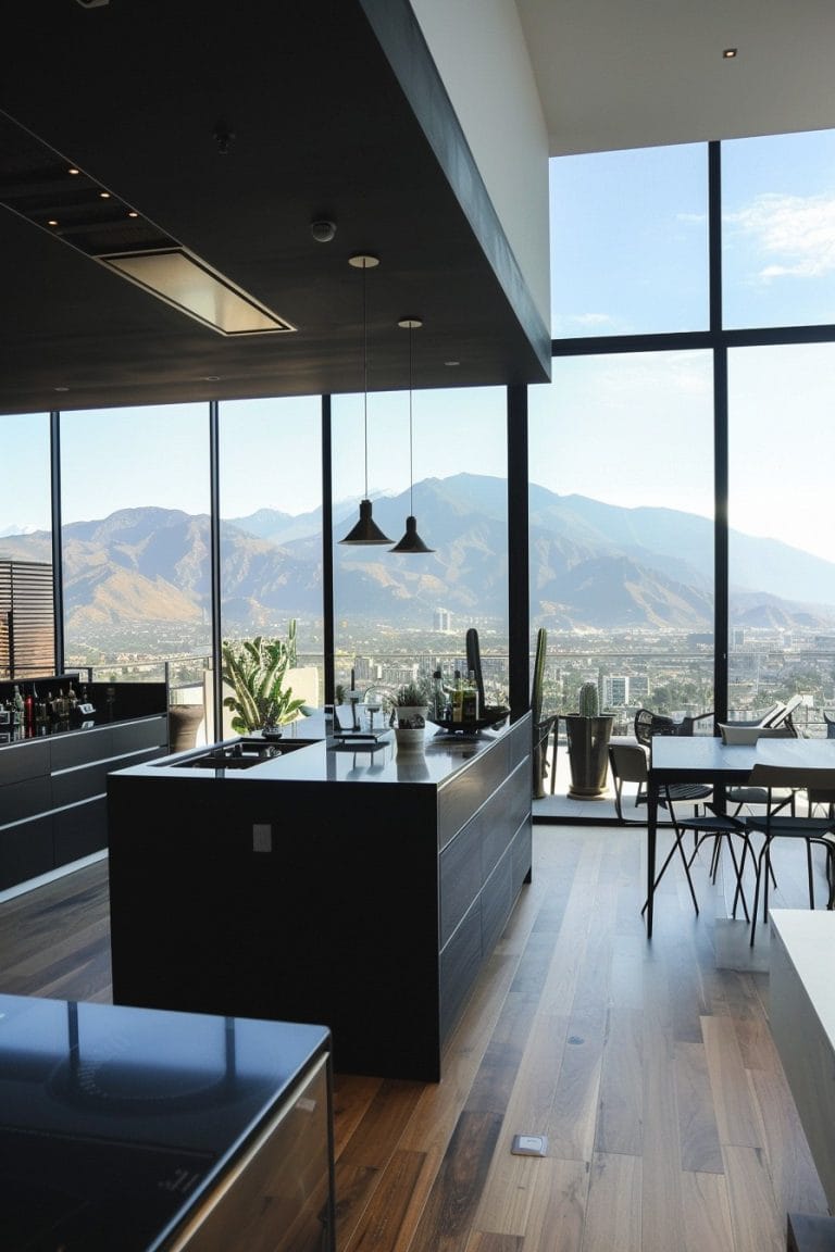 75 Stunning Mountain Home Kitchens with Panoramic Views