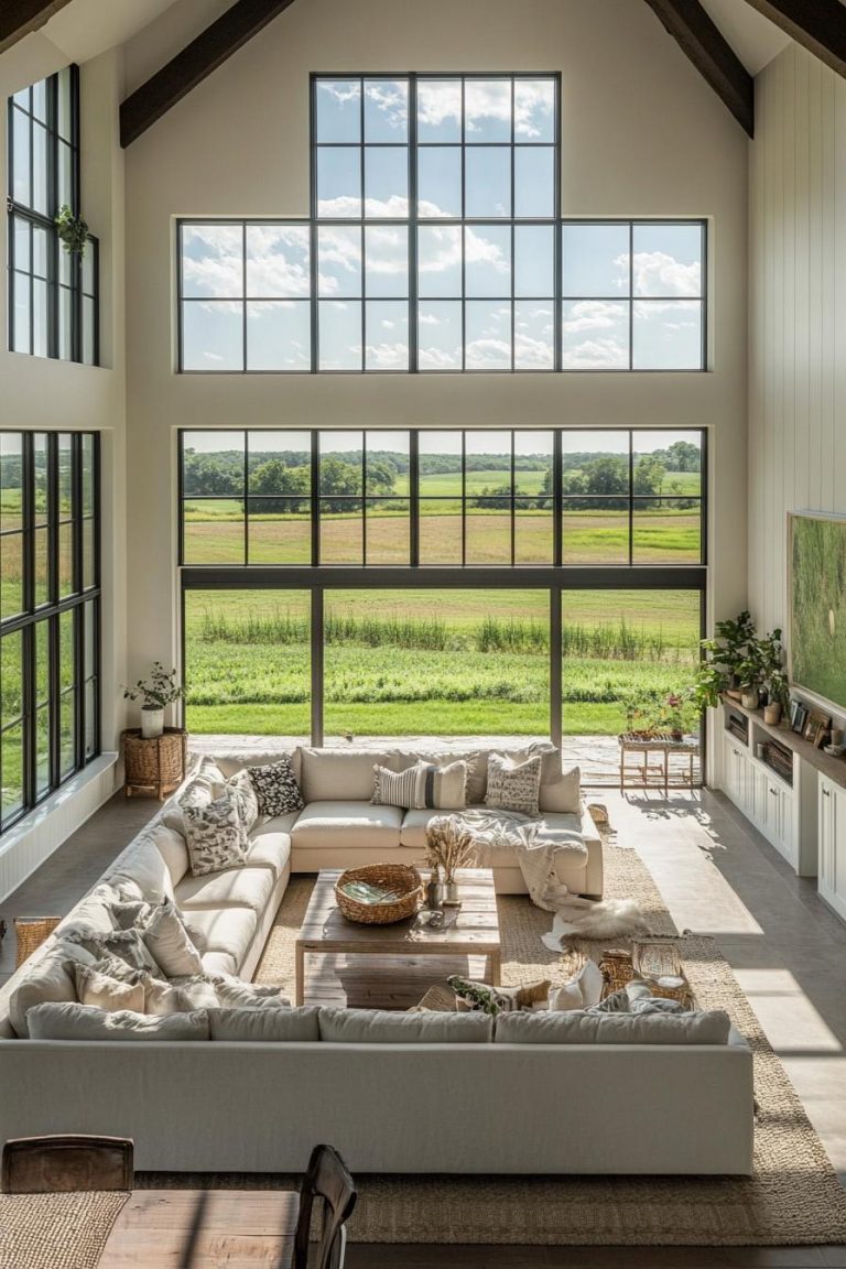 40 Stunning L-Shaped Modern Farmhouses