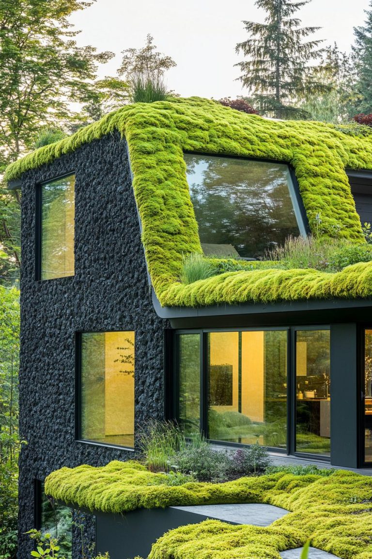 40 Fresh Green Exterior Houses That Are Also Eco-friendly