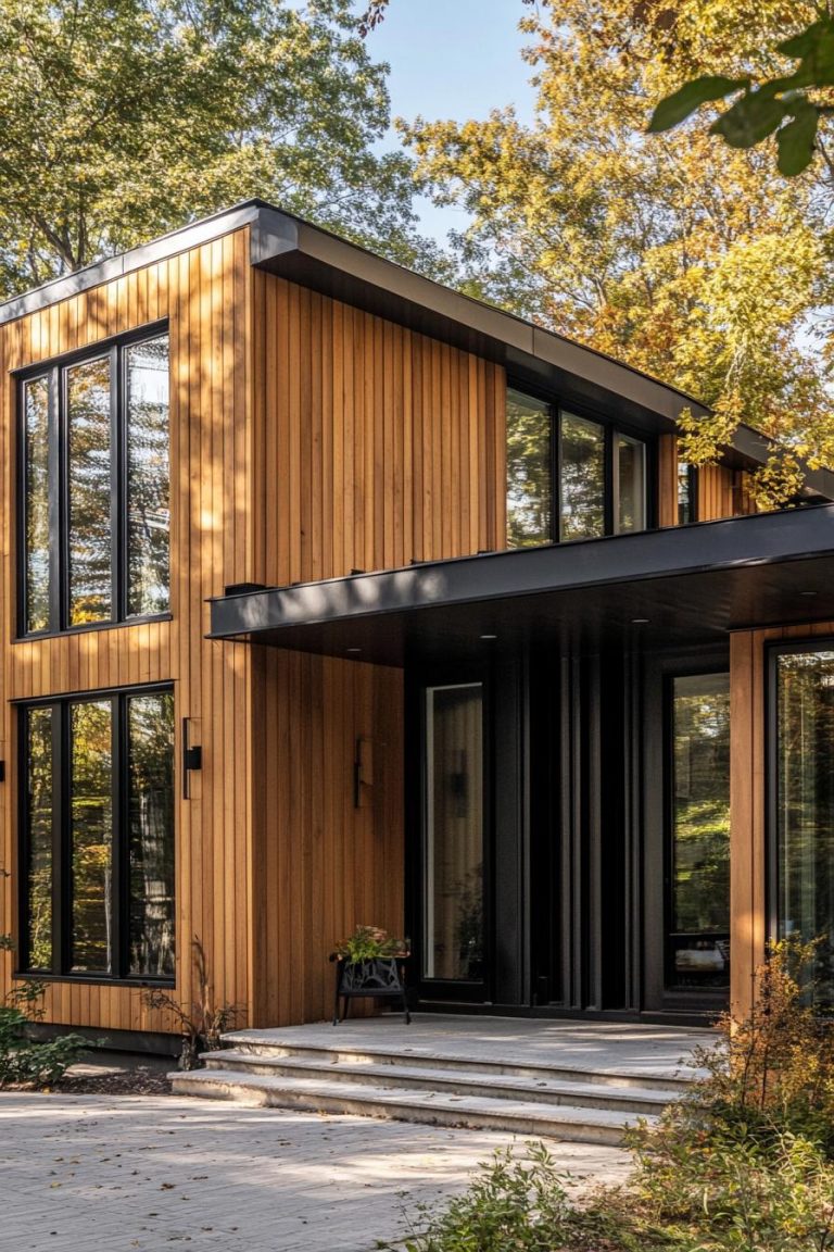 40 Modern Houses With Cedar Shiplap Exterior For Stunning Curb Appeal