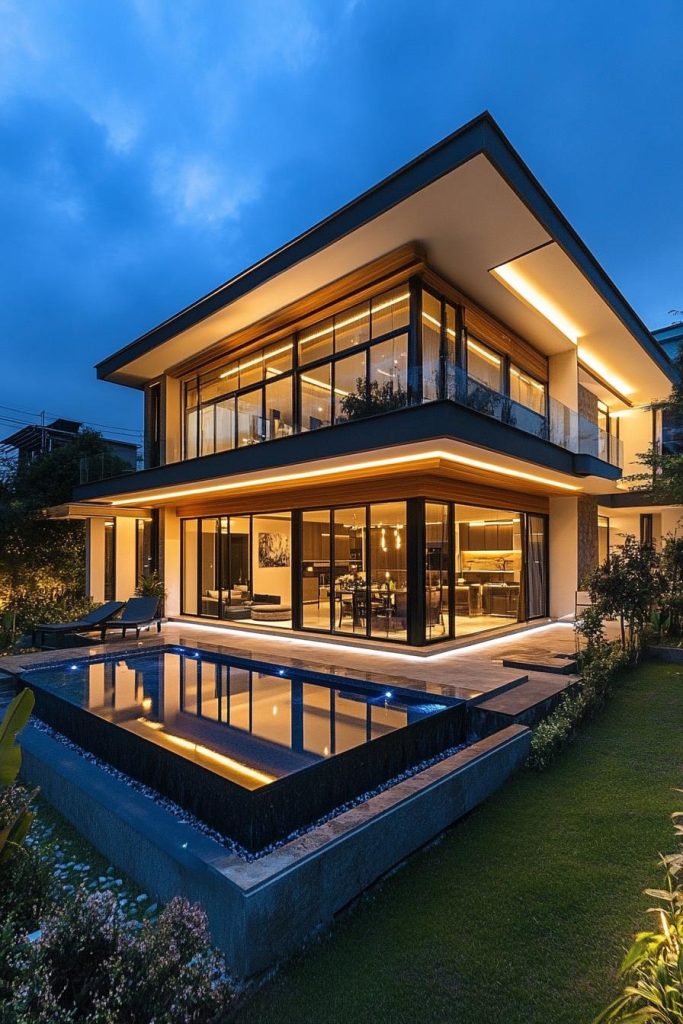 38 Stunning Modern Suburban Mansions