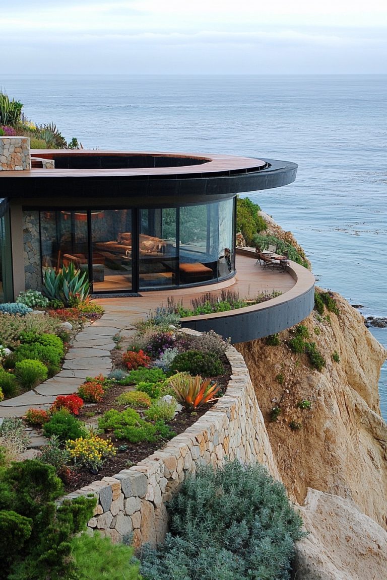 41 Jaw-Dropping Modern Houses on the Cliff Ideas