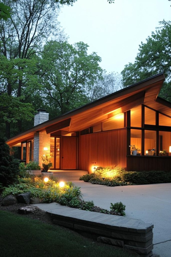 38 Lovely 1950s Mid-century Modern Houses