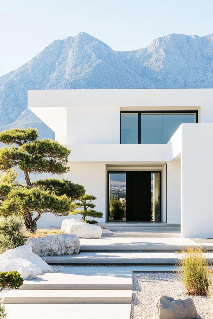 40 Zen Style Modern House Exterior Designs for a Tranquil Home