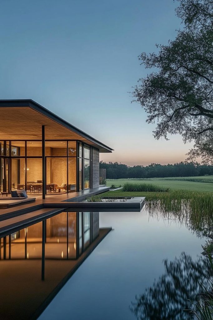 40 Stunning L-Shaped Modern Farmhouses