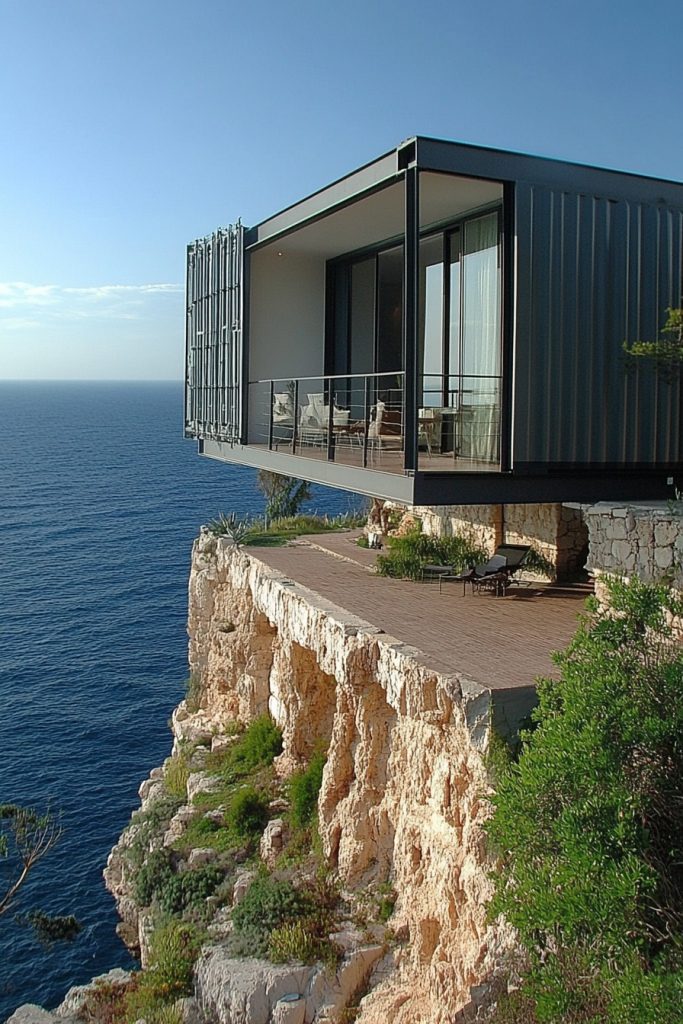 41 Jaw-Dropping Modern Houses on the Cliff Ideas