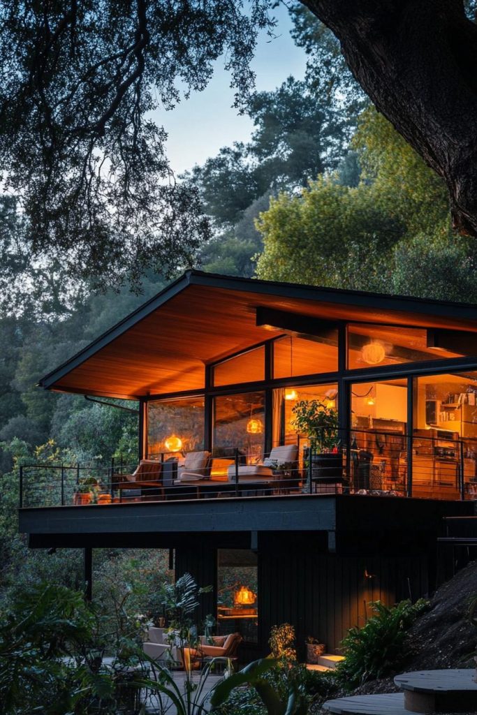 40 Mind-Blowing Mid Century Modern Cabins