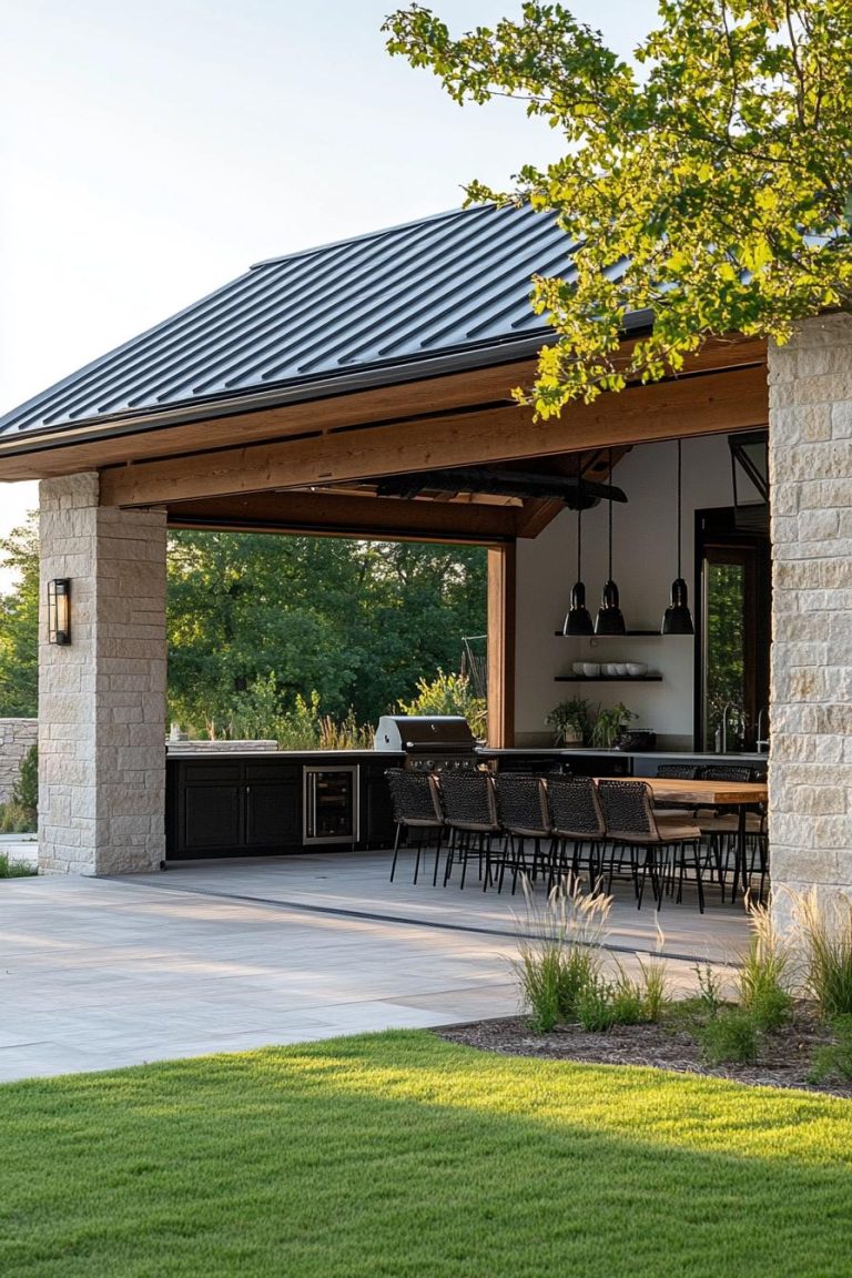 40 Stunning L-Shaped Modern Farmhouses