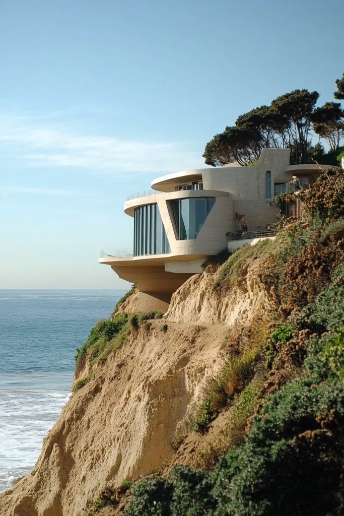 41 Jaw-Dropping Modern Houses on the Cliff Ideas