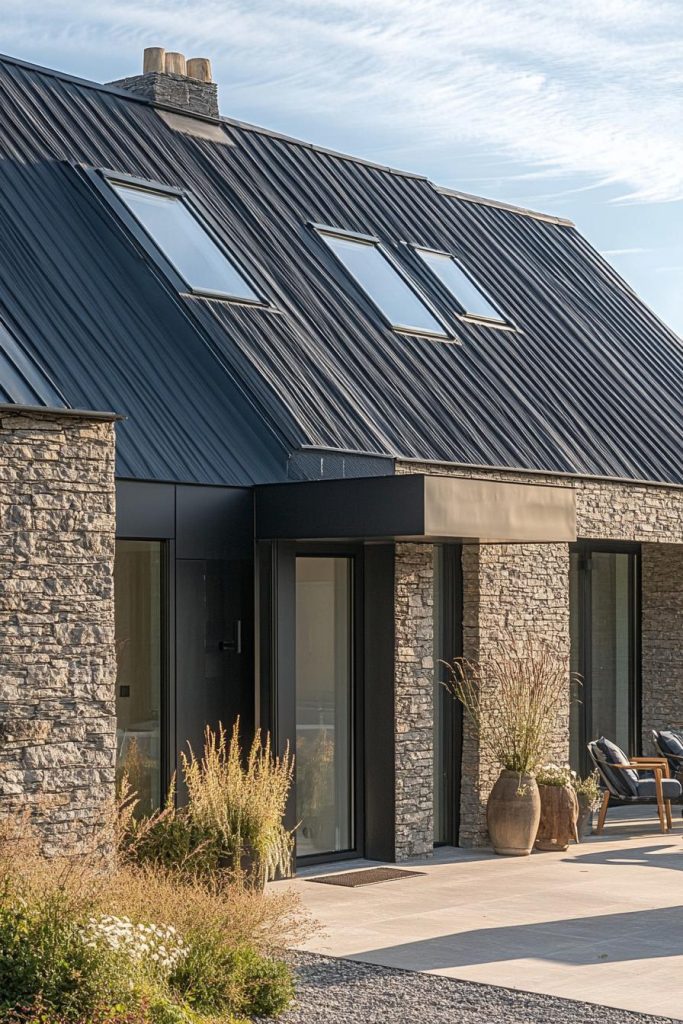 38 Sleek Modern Houses with Zinc Roofs