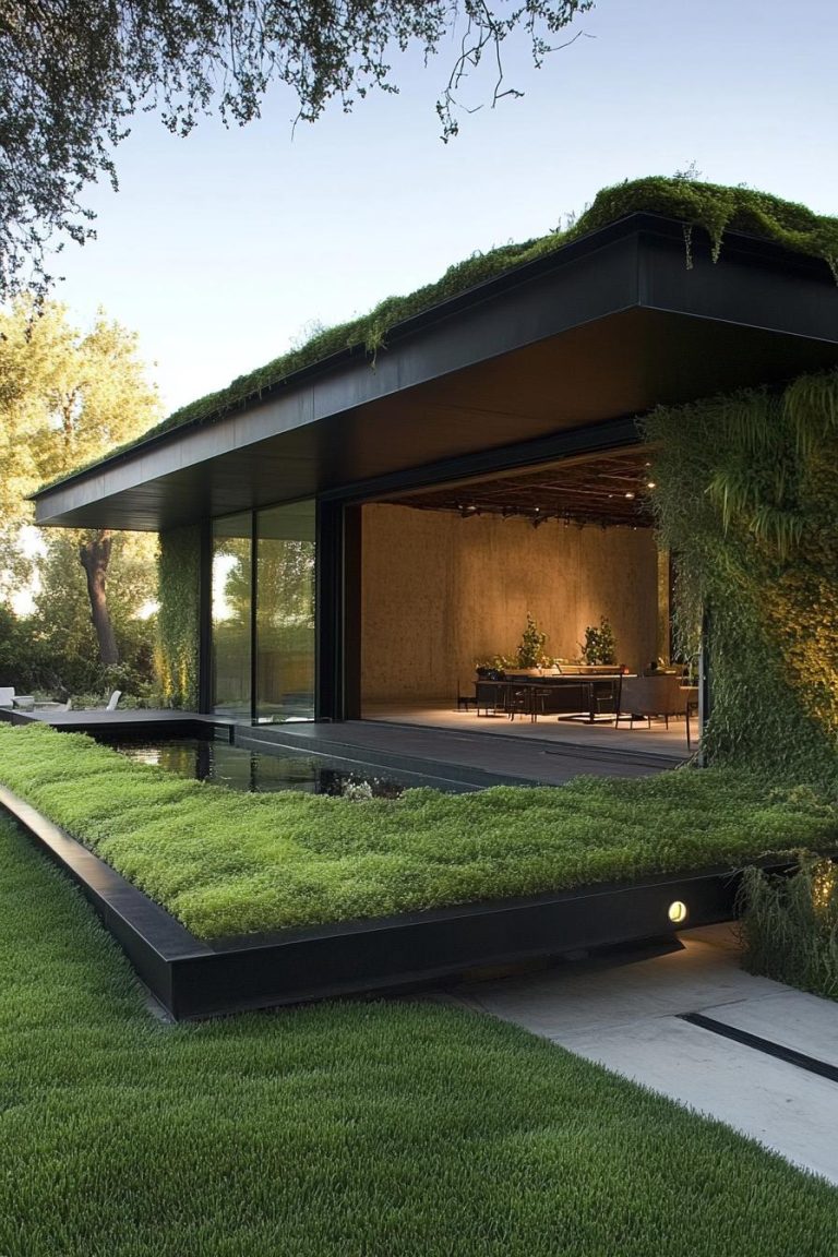 40 Fresh Green Exterior Houses That Are Also Eco-friendly