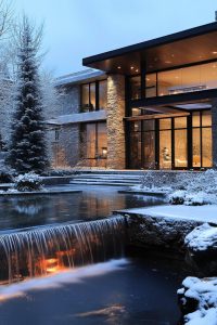 38 Winter Mansions Ideas for Cozy Elegance