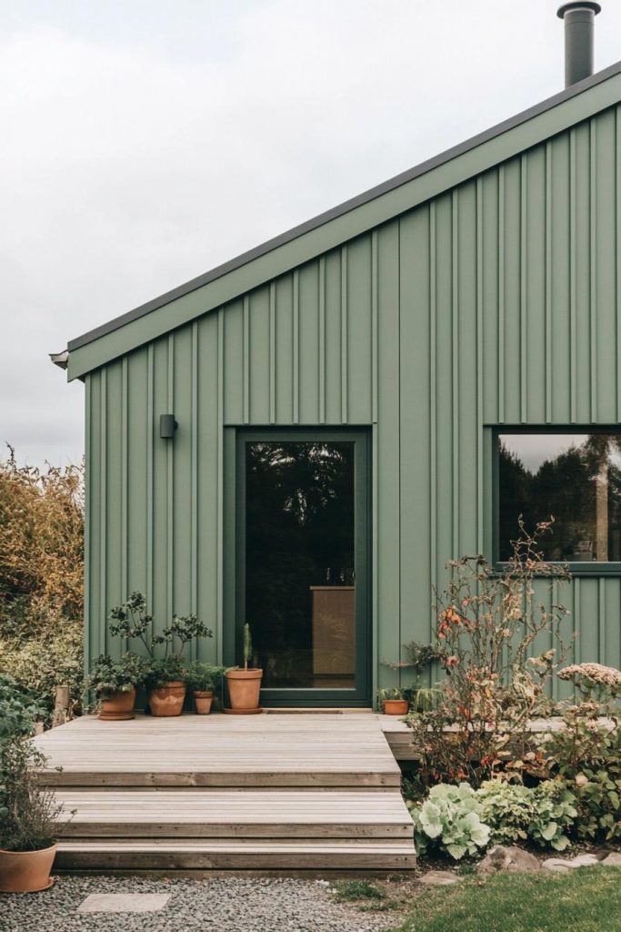 40 Fresh Green Exterior Houses That Are Also Eco-friendly