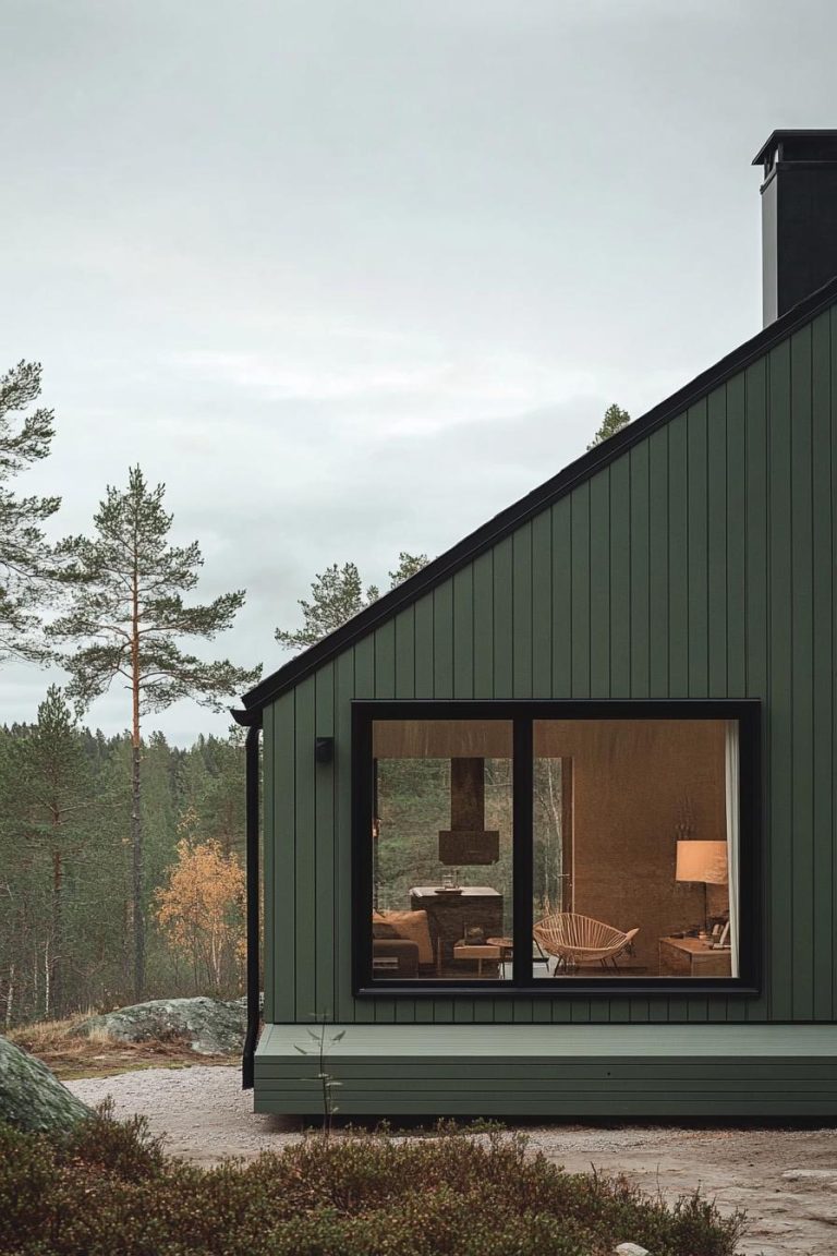 40 Fresh Green Exterior Houses That Are Also Eco-friendly