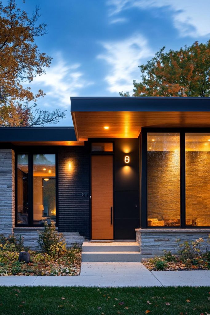 39 Stunning Mid Century Modern Houses with Curb Appeal
