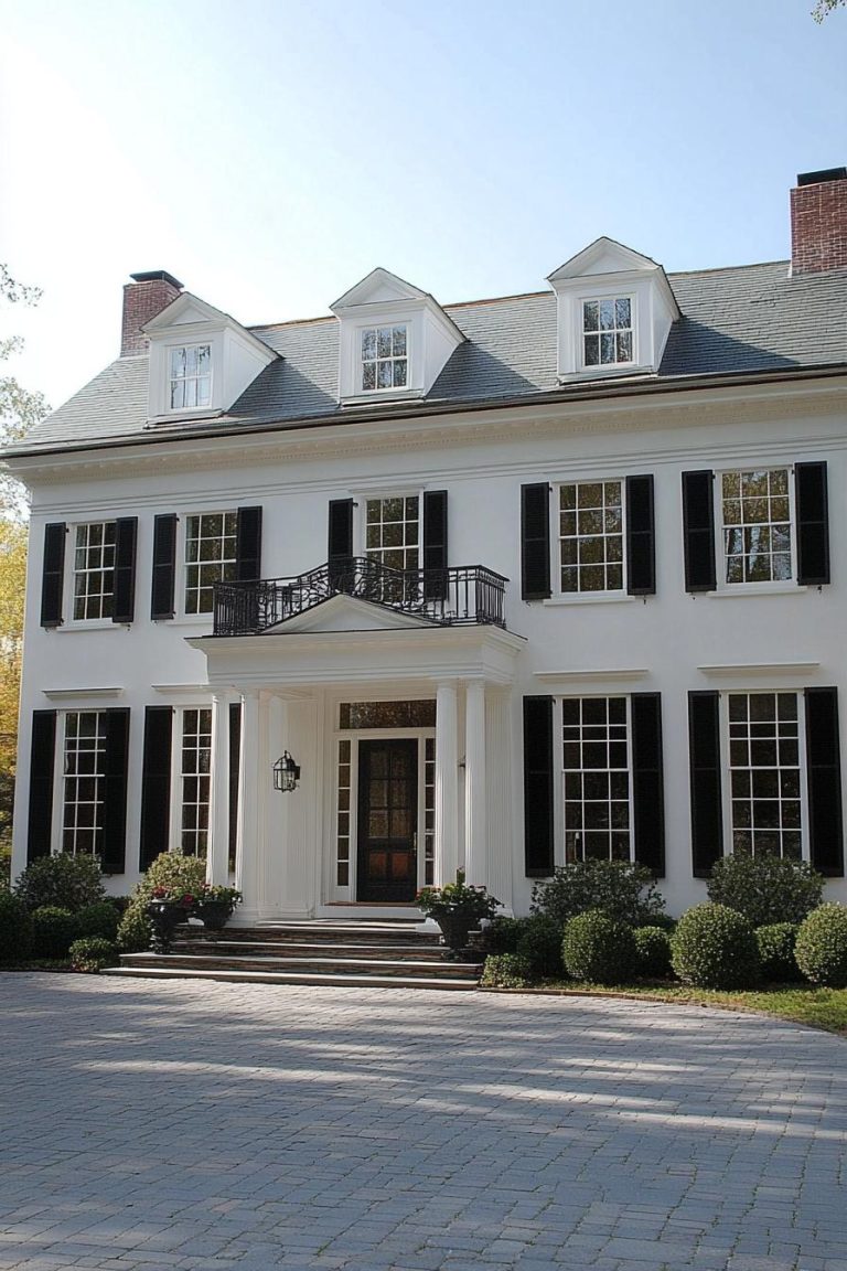 40 Modern Colonial Houses Embodying Timeless Elegance