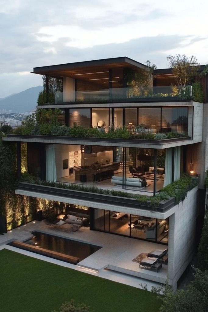 37 Brilliant Modern Luxury Mansions Houses