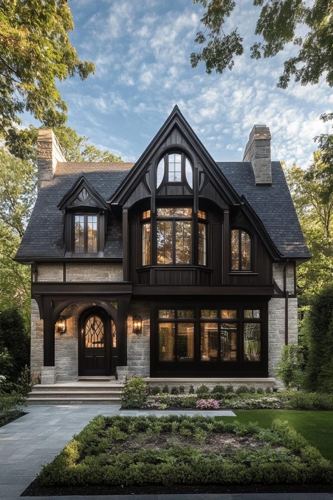 38 Spellbinding Modern Gothic Style Cottages