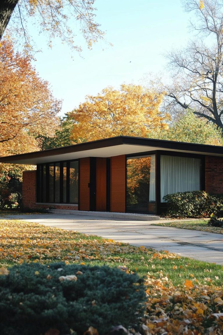 40 Cool Retro Exterior Houses You'll Love
