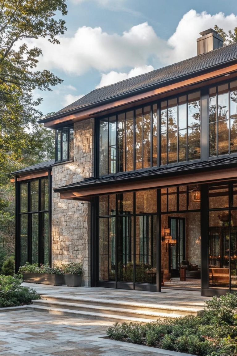 37 Stunning Mid-Century Mixed With Antique Exterior Houses