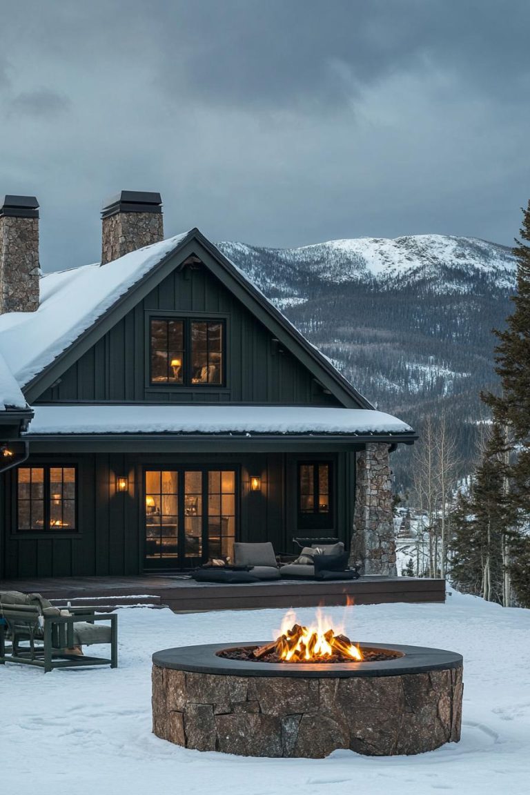 40 Mountain House Exterior Colors Trending Right Now