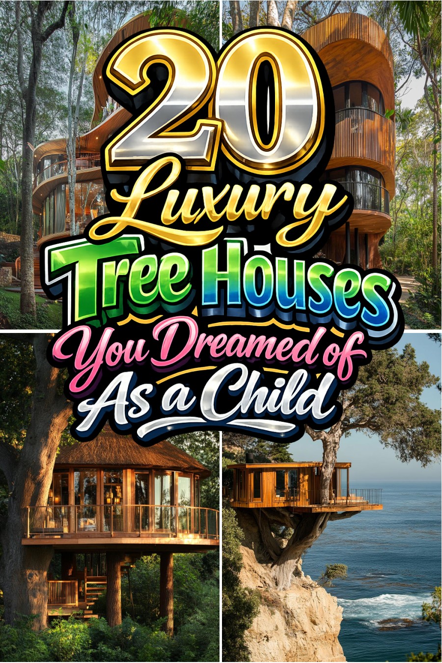 20 Luxury Tree Houses You Dreamed of As a Child