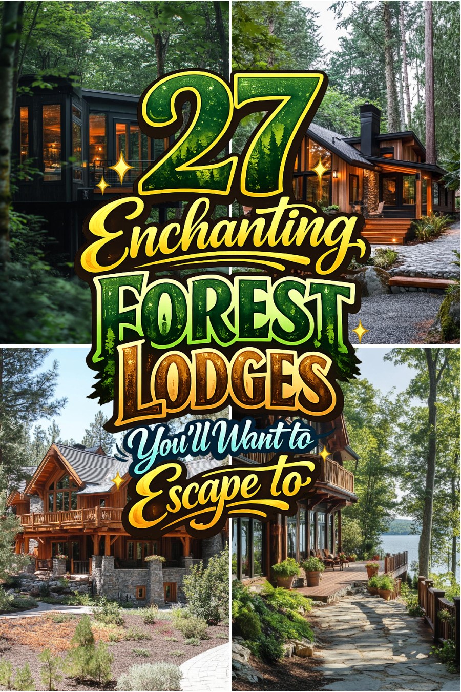 27 Enchanting Forest Lodges You'll Want to Escape to