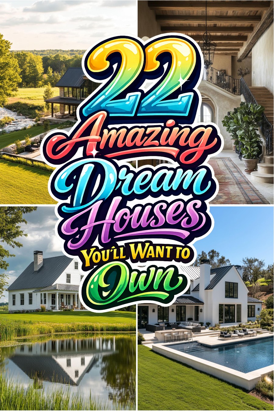 22 Amazing Dream Houses You'll Want to Own
