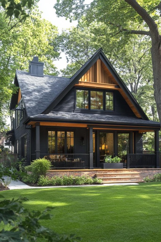 50 Sleek Black Houses That Make a Powerful Statement