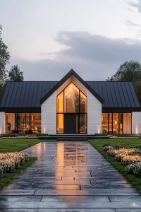 53 Elegant One Story Homes with Cozy Aesthetic