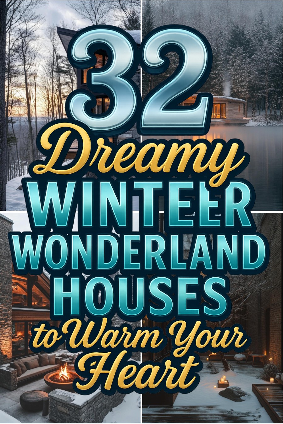 32 Dreamy Winter Wonderland Houses to Warm Your Heart