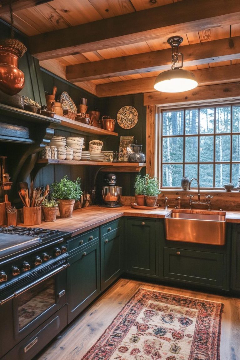 31 Dark Cottagecore House Interiors for a Moody Nostalgic Space