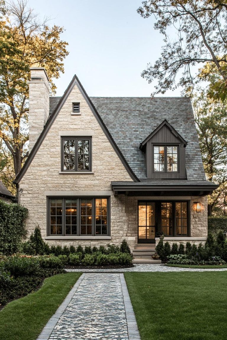 69 Beautiful Stone Exterior Houses That Stand the Test of Time