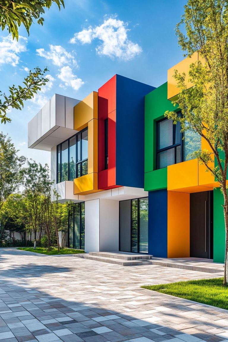 50 Vibrant Color Architecture Designs That Pop