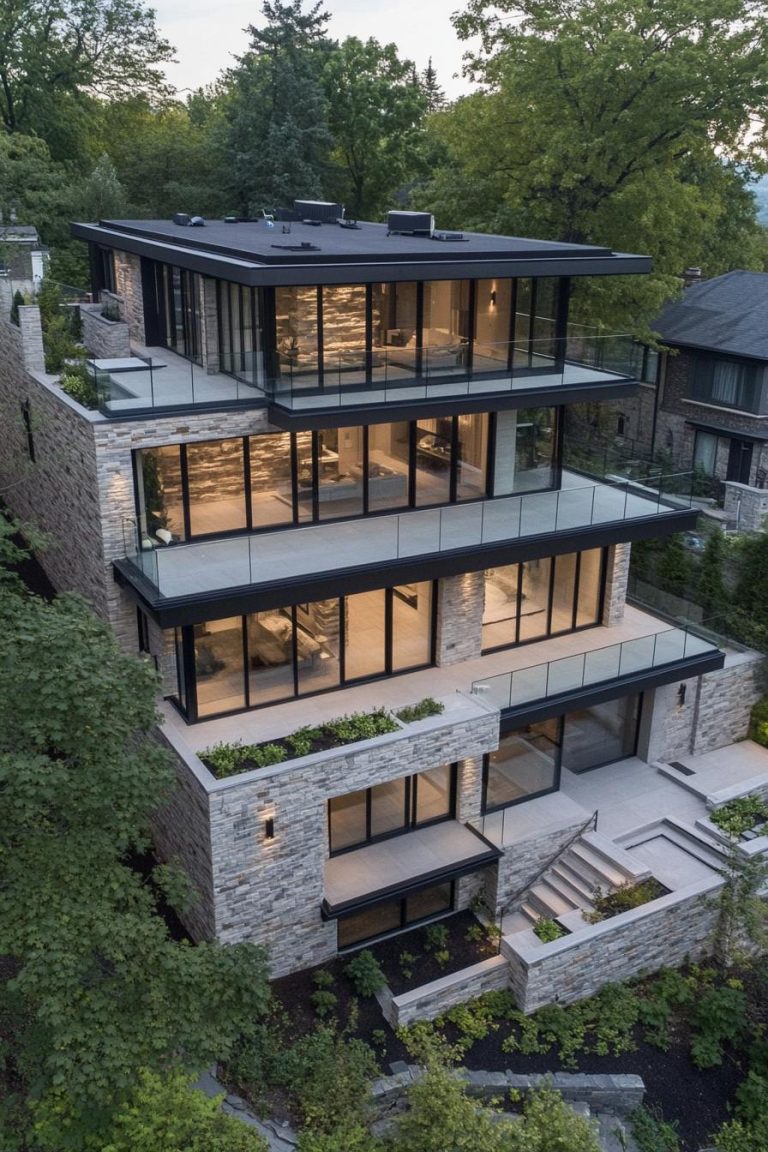 82 Stunning Steep Hillside Houses That Defy Gravity