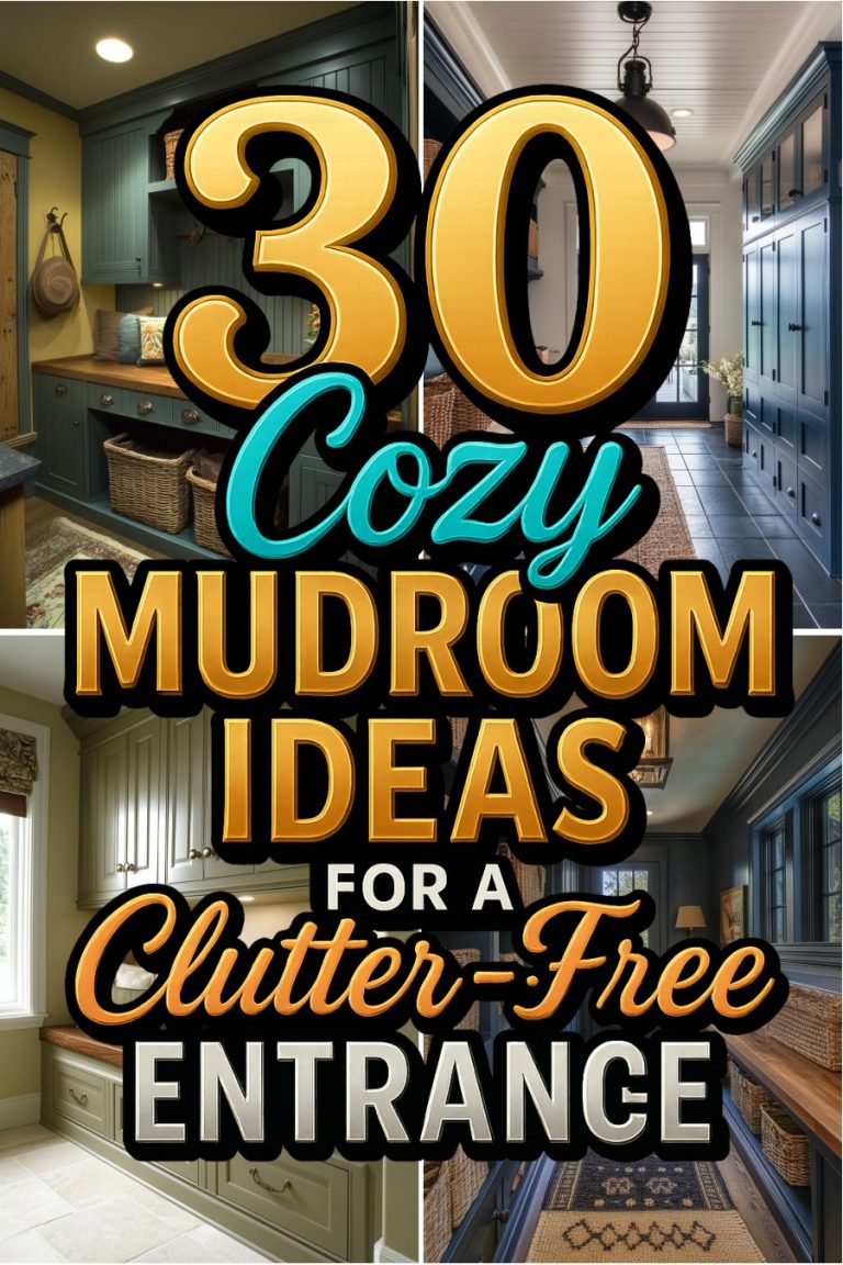 30 Cozy Mudroom Ideas for a Clutter-Free Entrance