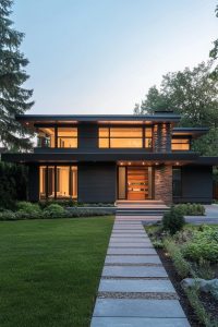 75 Trending Modern House Exterior Front View Designs