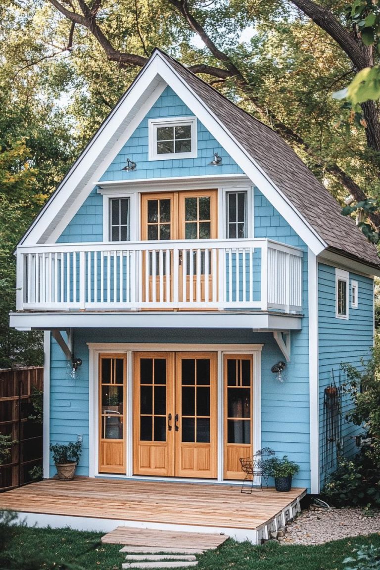 69 Tiny 2-Story Shed Houses That Maximize Space and Style