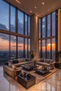 46 Stunning Luxury Penthouse Designs with Sky-High Style