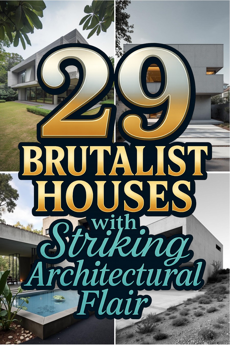 29 Brutalist Houses with Striking Architectural Flair