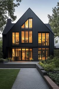 54 Most Elegant Black Home Exteriors You'll Fall For