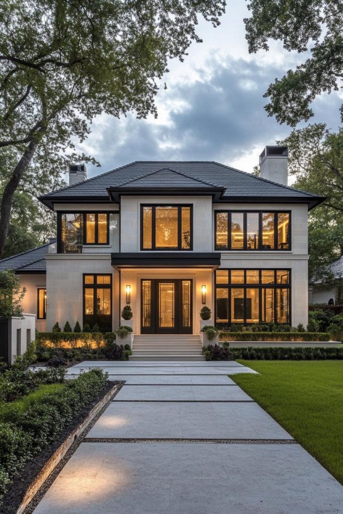 90 Classic Luxury House Exterior Designs You'll Love