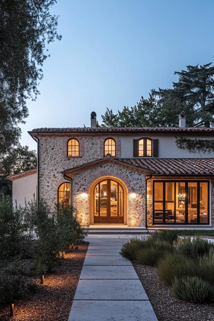 86 Classic Tuscan House Exteriors with a Modern Touch