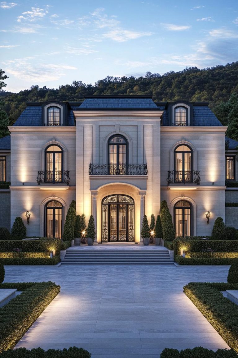 90 Classic Luxury House Exterior Designs You'll Love