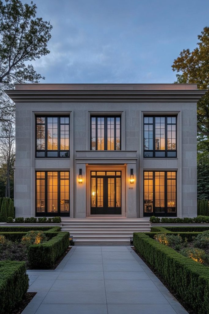 99 Modern Neoclassical Houses with a Sophisticated Edge
