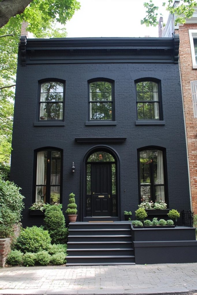 54 Most Elegant Black Home Exteriors You'll Fall For