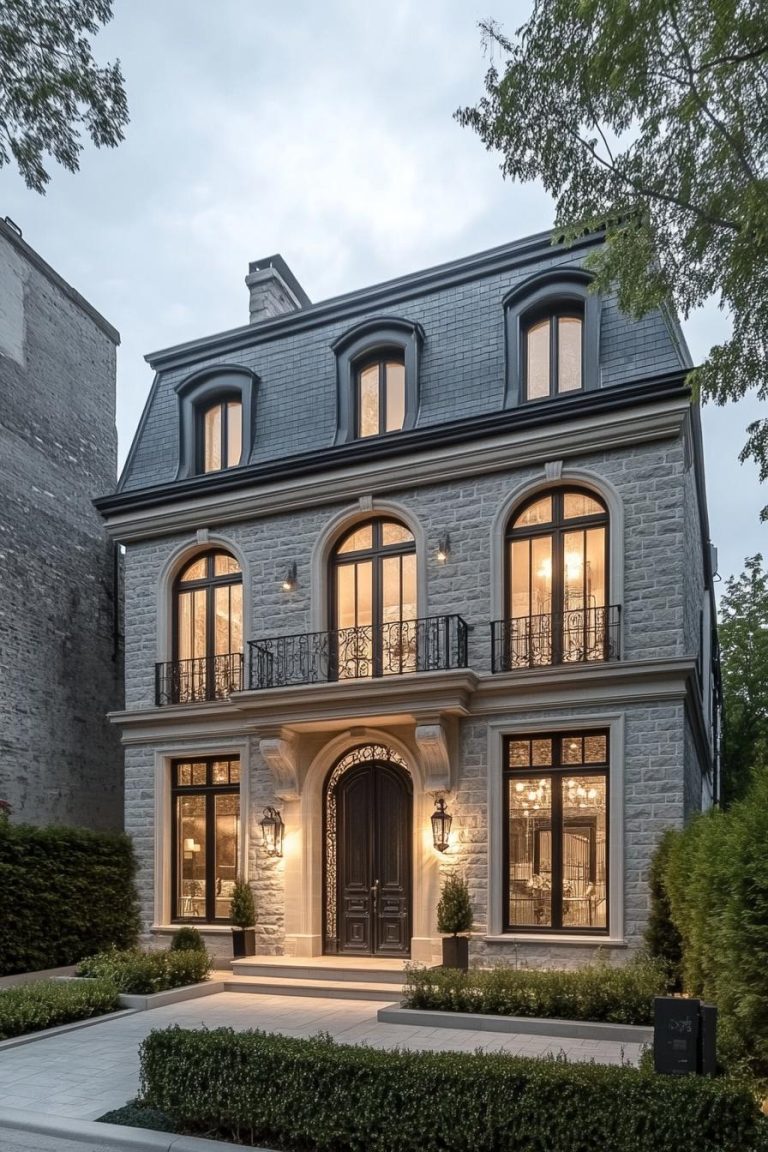 84 Modern French Home Exteriors With Timeless Elegance